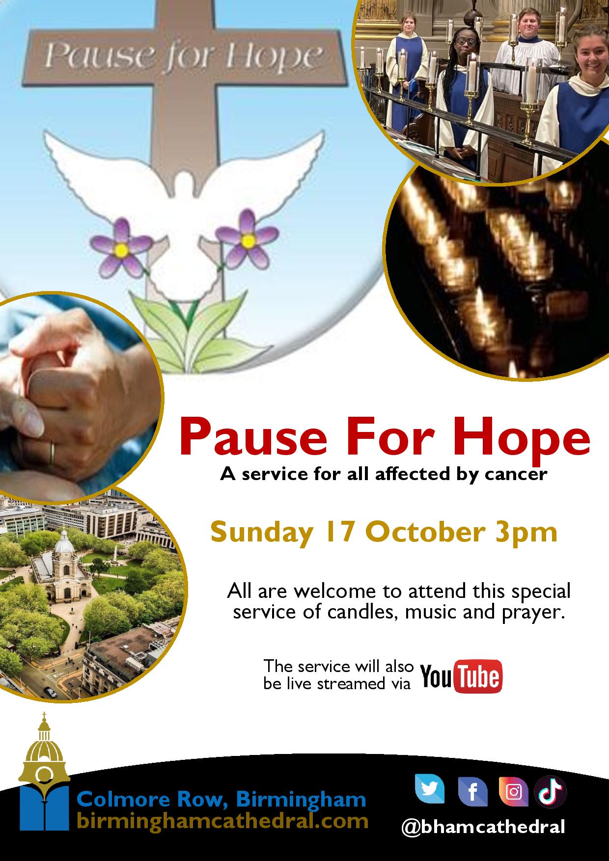 ‘Pause for hope’ service | Birmingham Churches Together