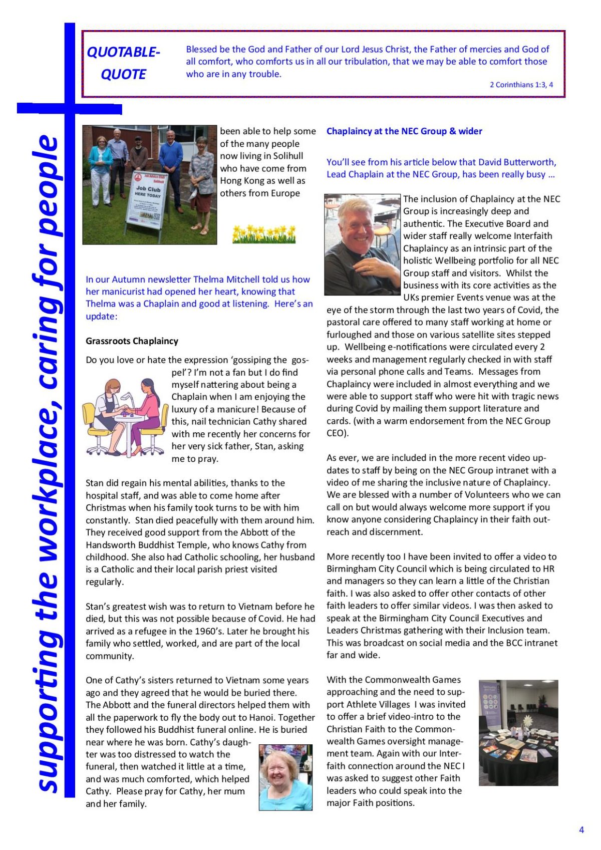 Workplace chaplaincy | Birmingham Churches Together