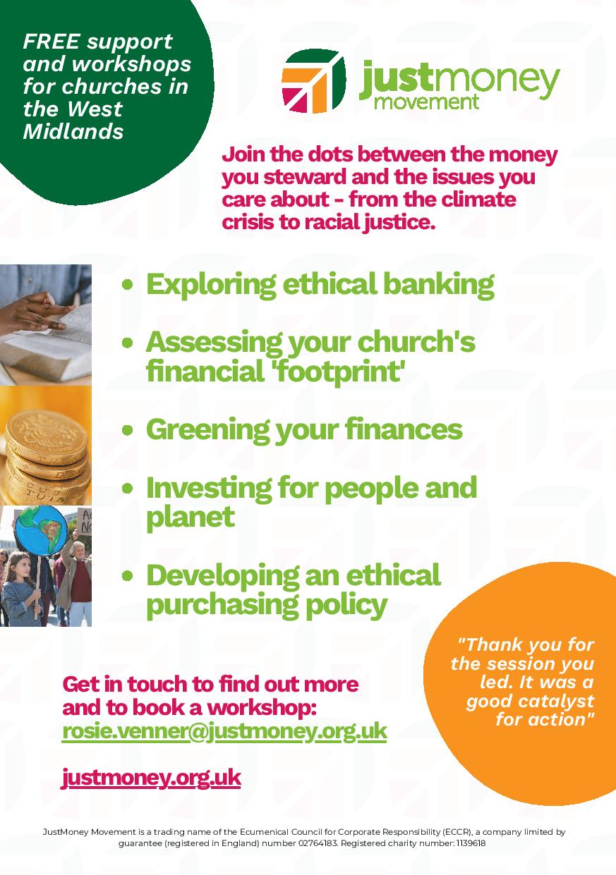 JustMoney Movement | Birmingham Churches Together