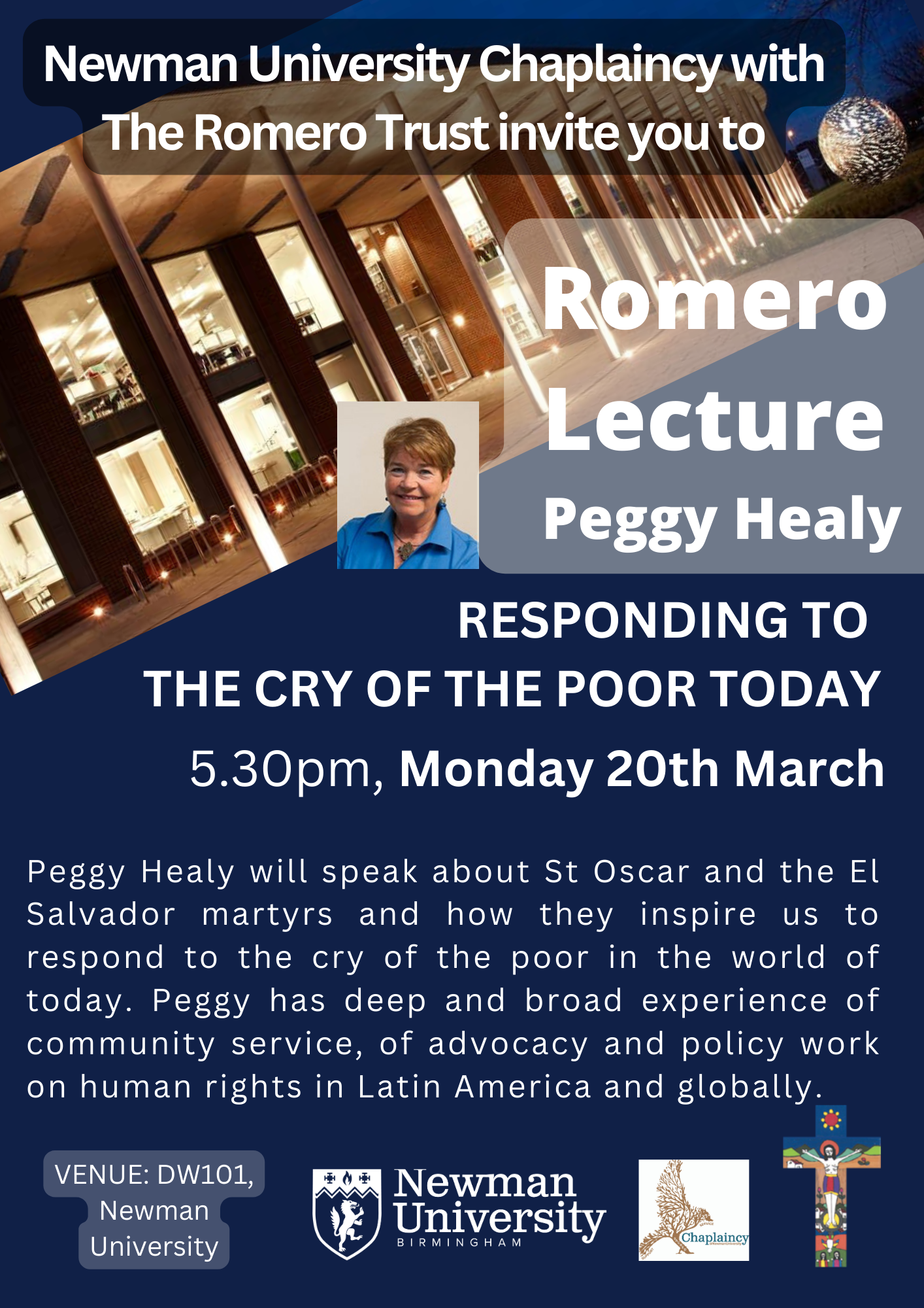 Newman University Chaplaincy: Romero Lecture | Birmingham Churches Together