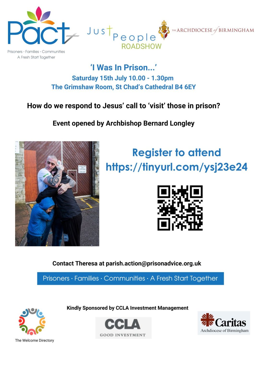 Pact: Prison Advice and Care Trust Roadshow | Birmingham Churches Together