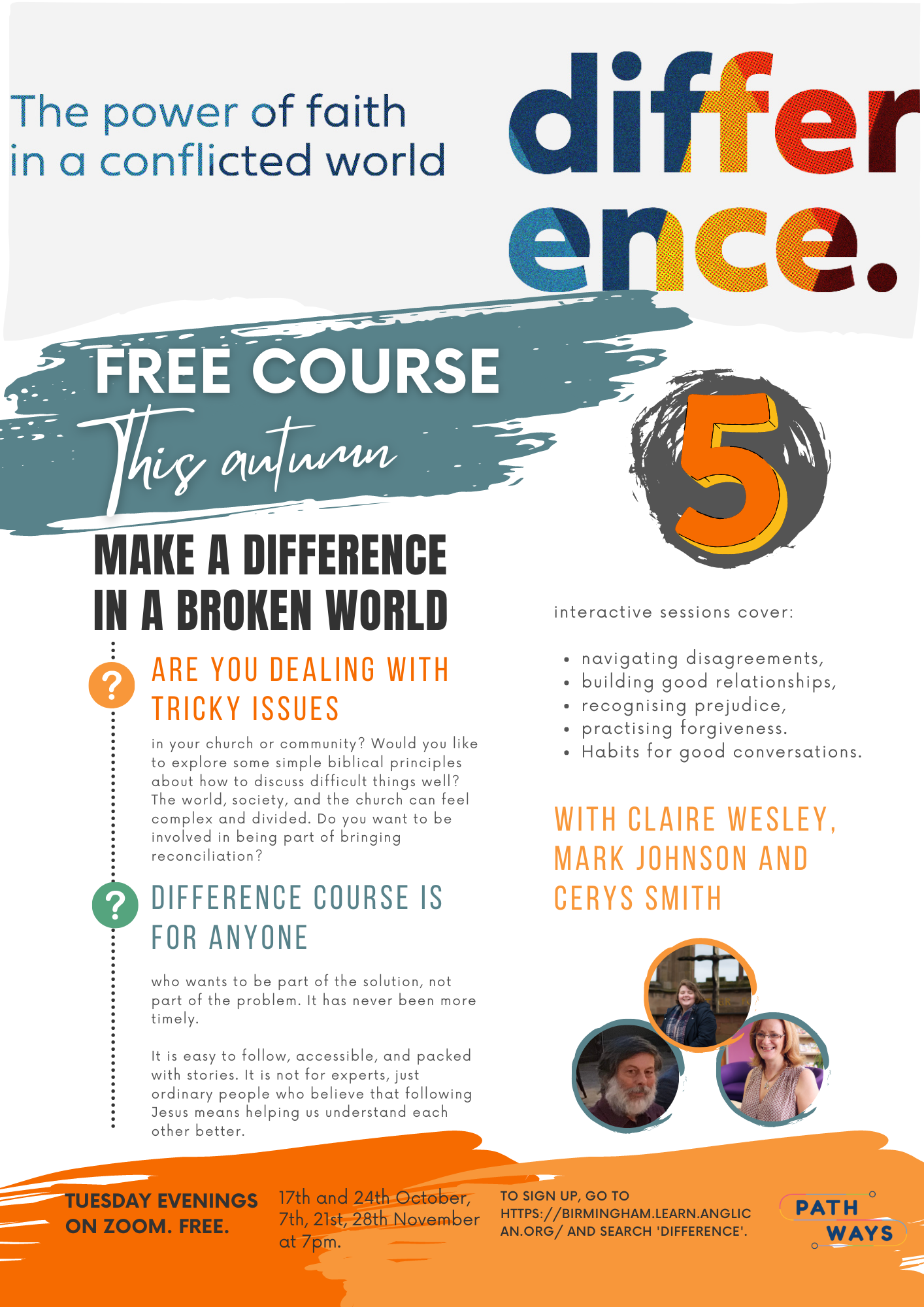 Difference; The Power of Faith in a Conflicted World. | Birmingham ...