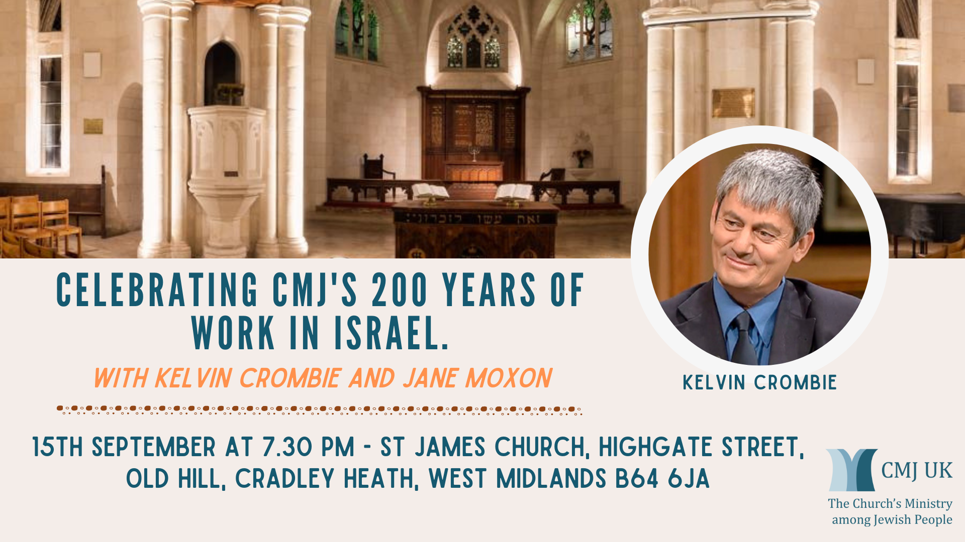 Celebrating CMJ’s 200 years of work in Israel | Birmingham Churches ...