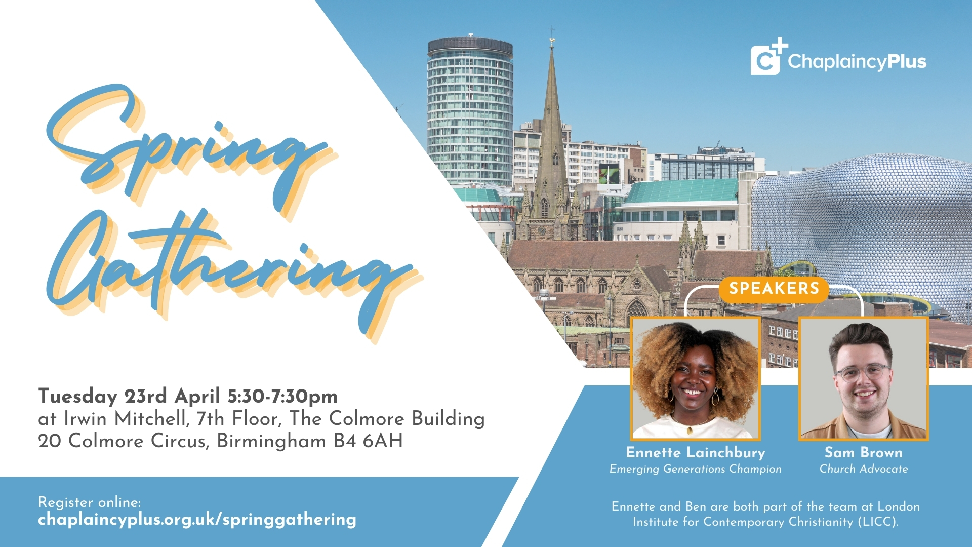 Chaplaincy Plus: Spring Gathering | Birmingham Churches Together