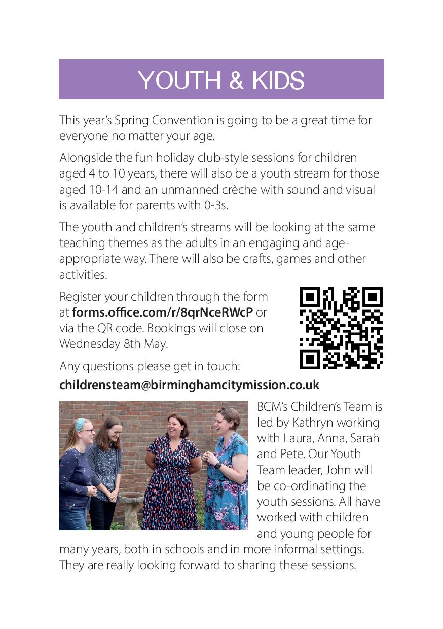 Birmingham City Mission: Spring Convention | Birmingham Churches Together