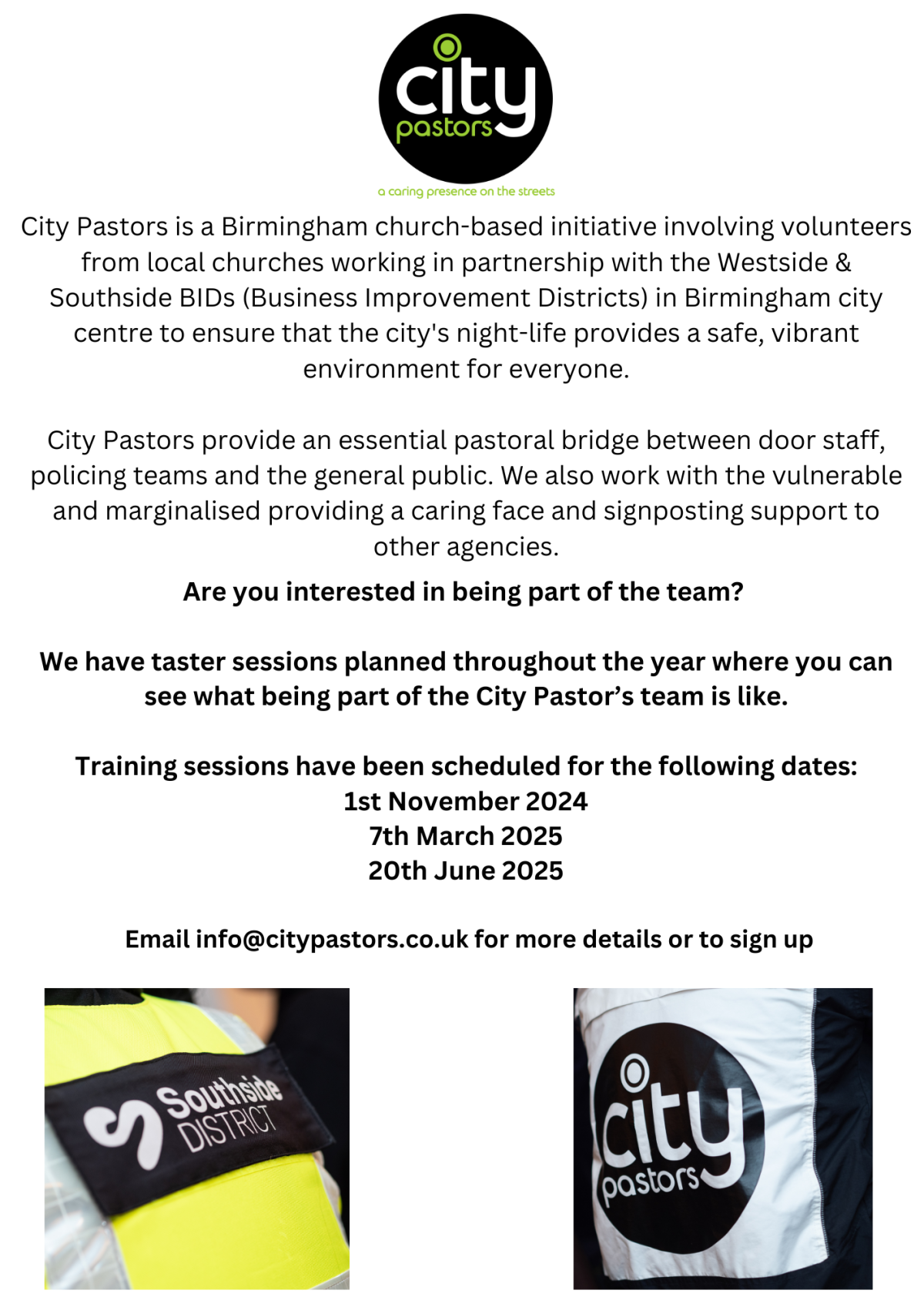 City Pastors Training | Birmingham Churches Together