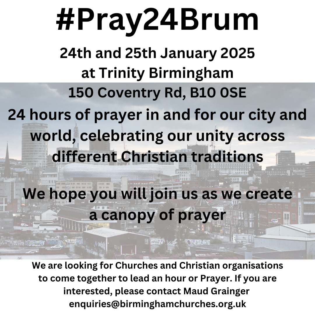 Pray24Brum | Birmingham Churches Together