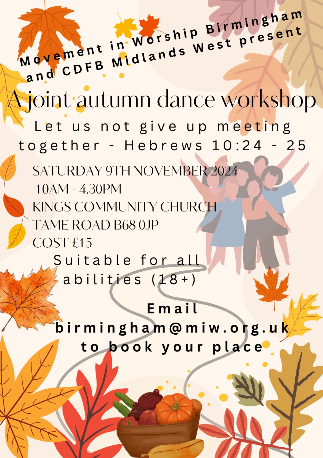 Movement in Worship Autumn Workshop | Birmingham Churches Together