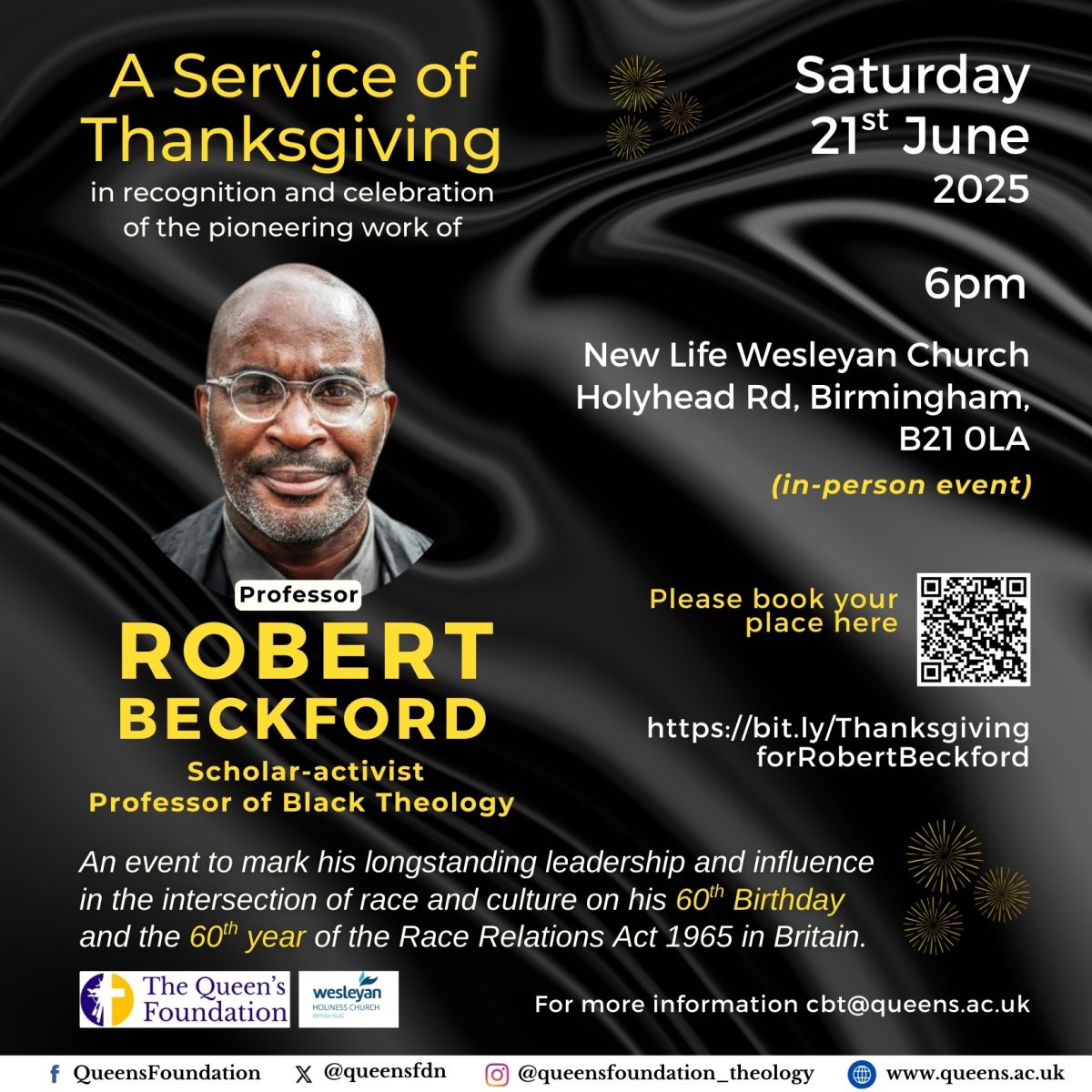 Professor Robert Beckford | Birmingham Churches Together