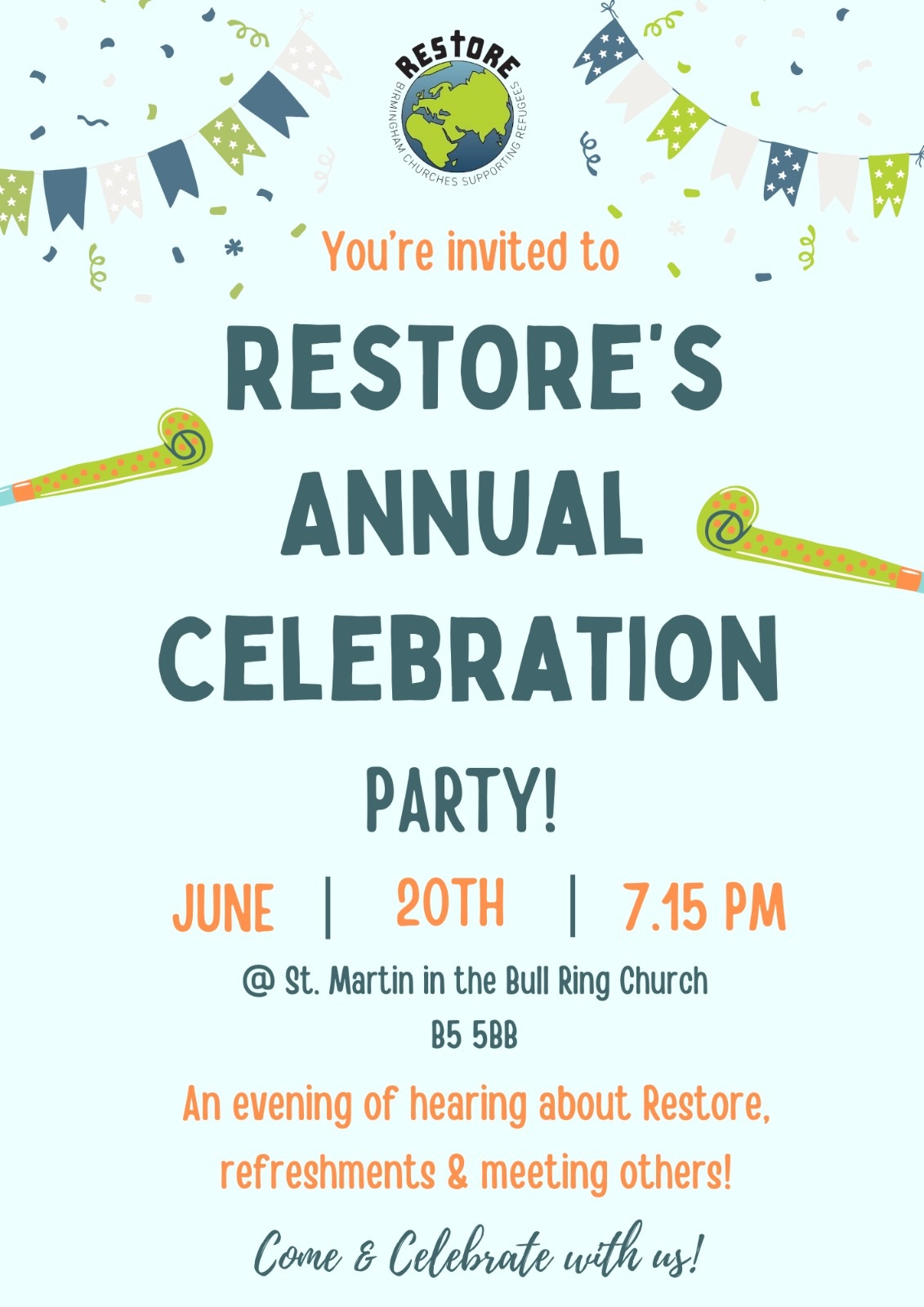 Restore Training Course and Annual Celebration | Birmingham Churches ...