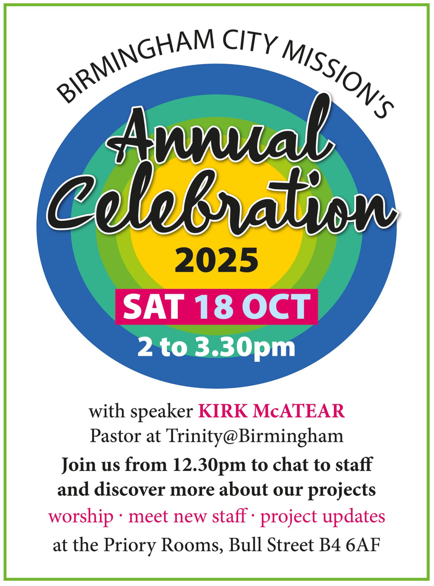 Birmingham City Mission: Annual Celebration | Birmingham Churches Together